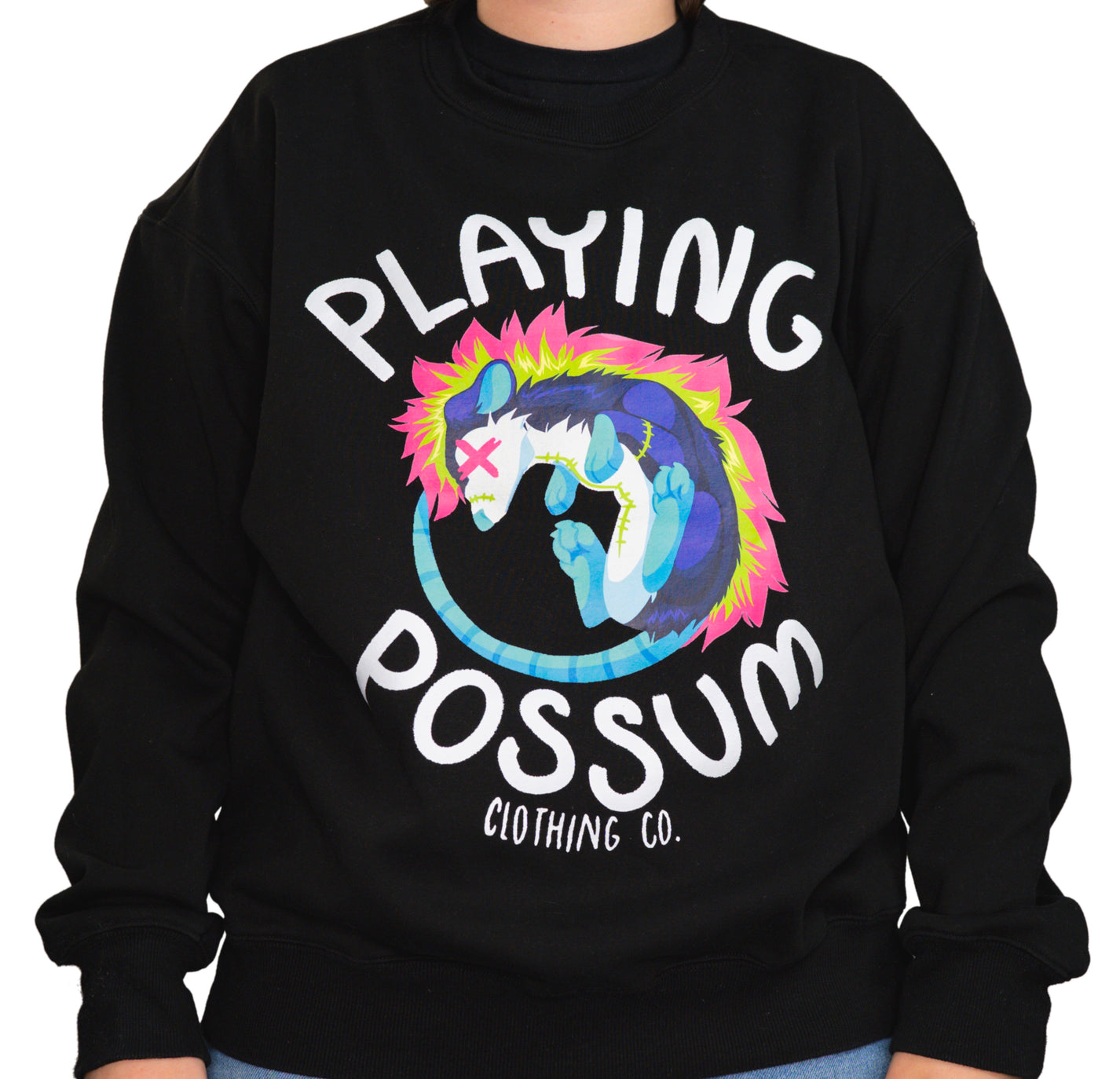 Playing Possum Logo Sweatshirt – Playing Possum Clothing Co.