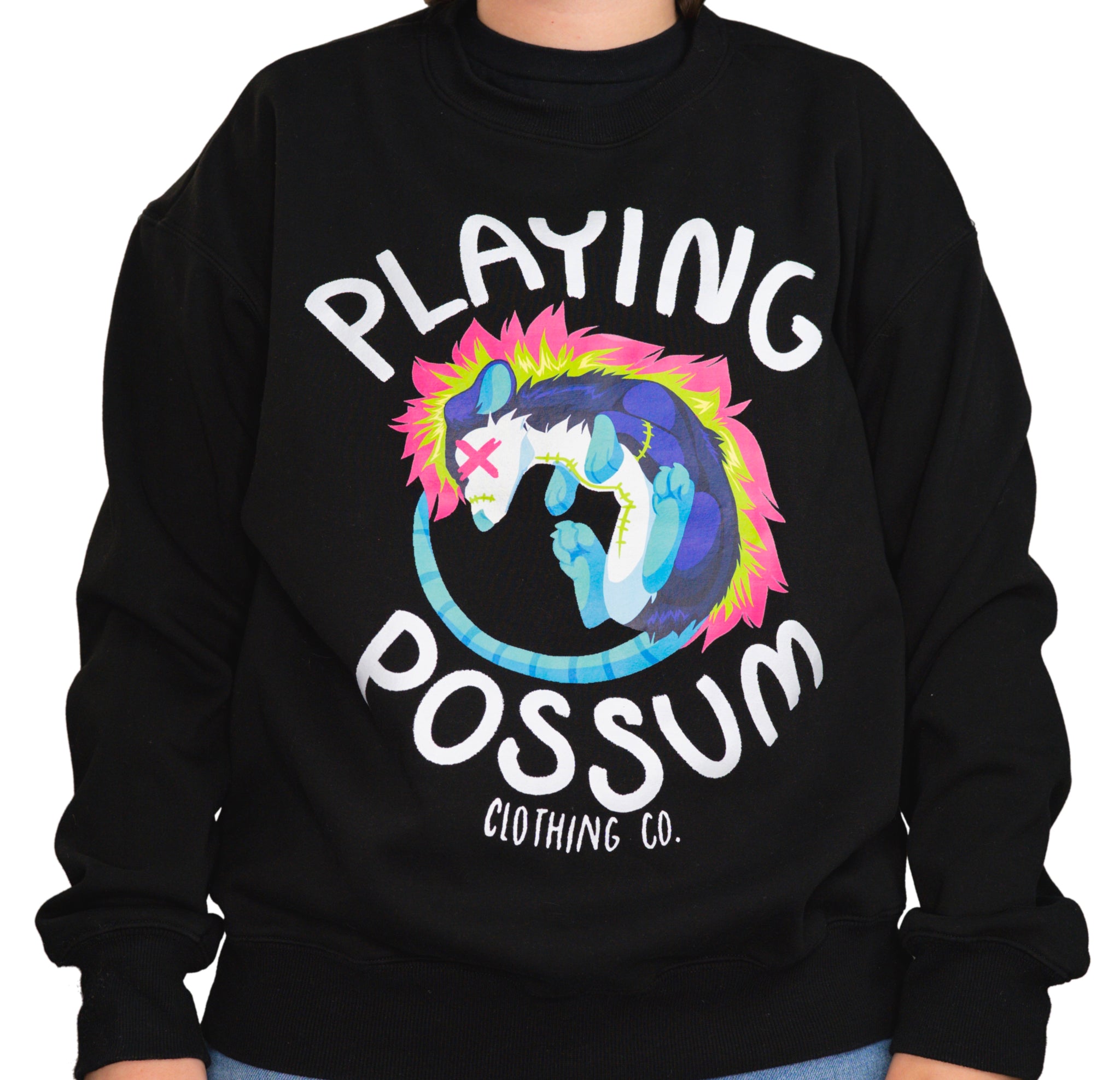 Playing Possum Logo Sweatshirt – Playing Possum Clothing Co.