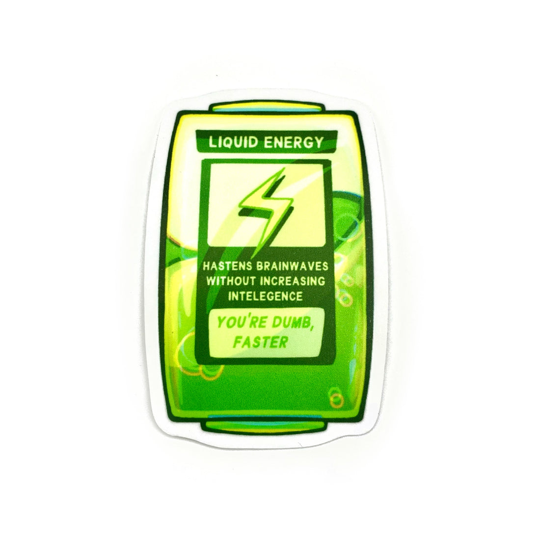 Liquid Energy Sticker – Playing Possum Clothing Co.