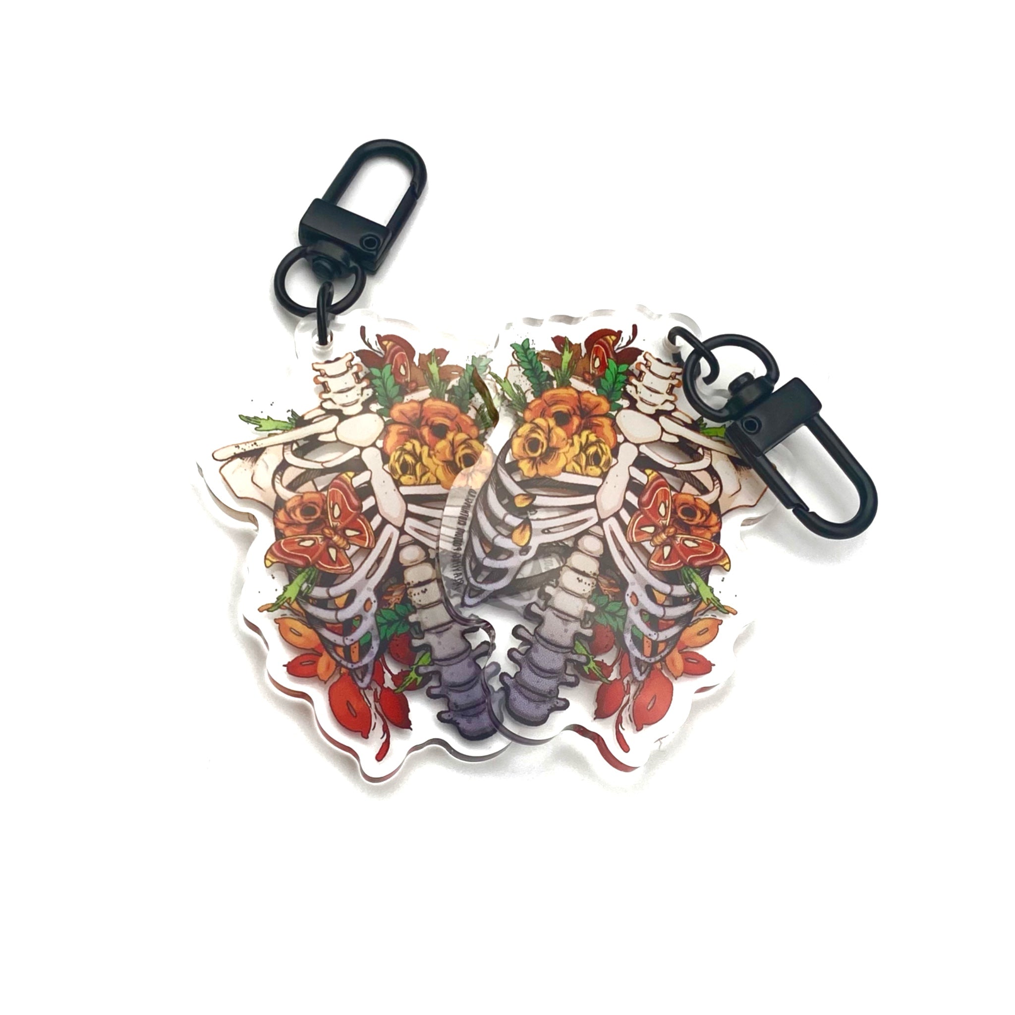 Living Bones Keychain – Playing Possum Clothing Co.